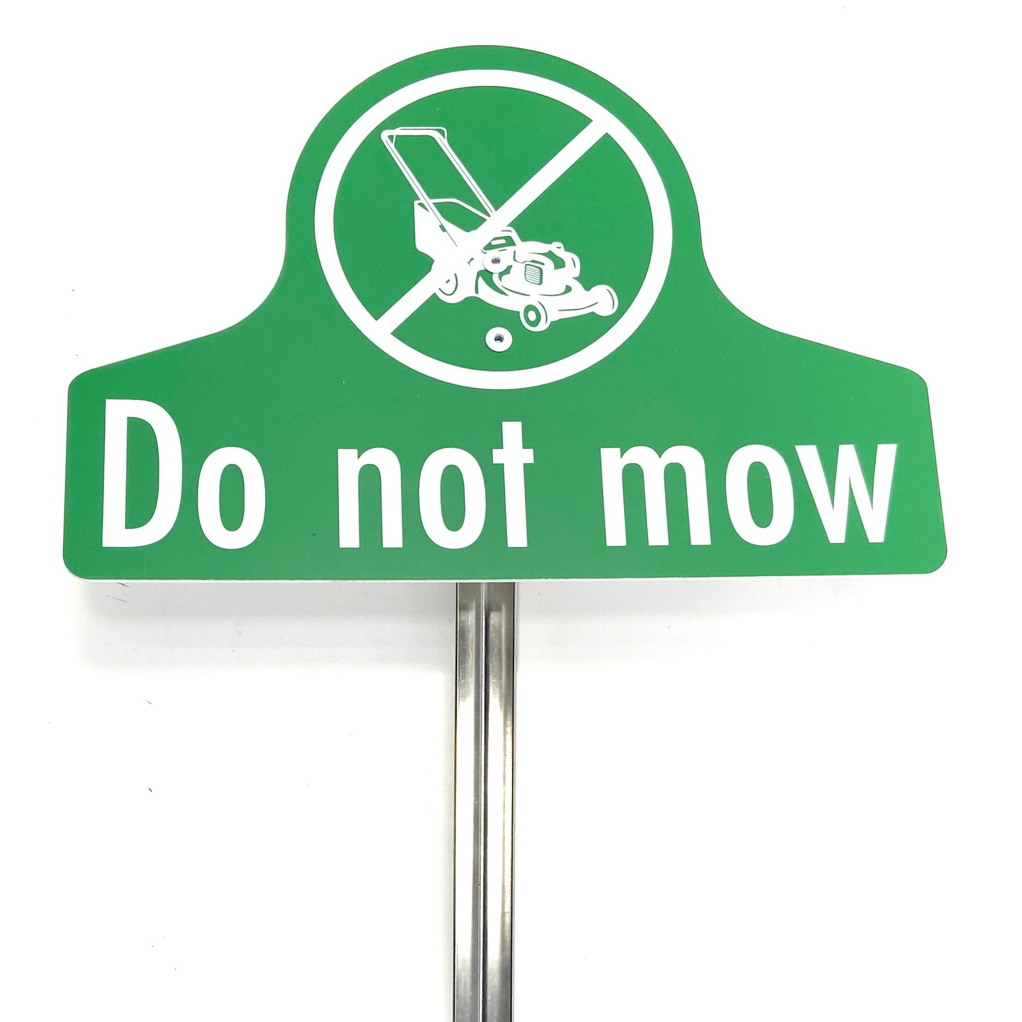 Do Not Mow riveted garden sign – National Etching